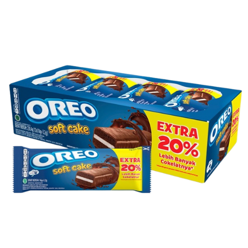 Oreo Soft Cake Choco Coated 12x24g