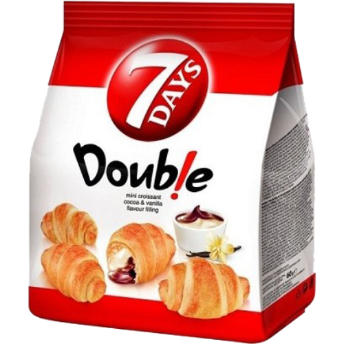 7 Days Mini Double Cocoa & Vanilla Croissant 8x185g