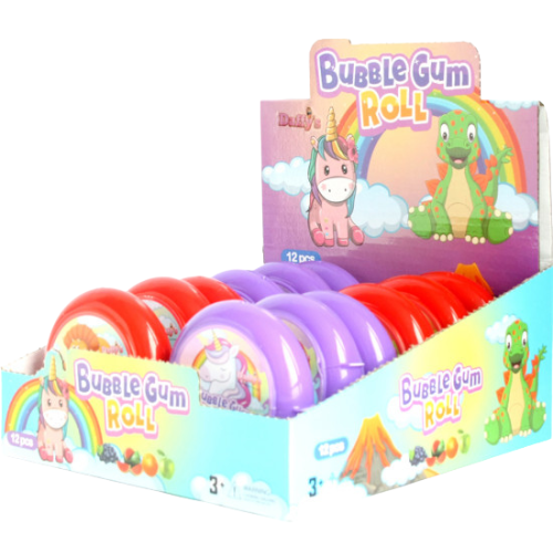 Daffy'S Bubble Gum Roll 12X35G