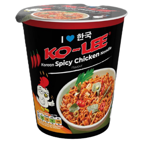 Ko Lee Korean Spicy Chicken Noodle Cup 6x65g