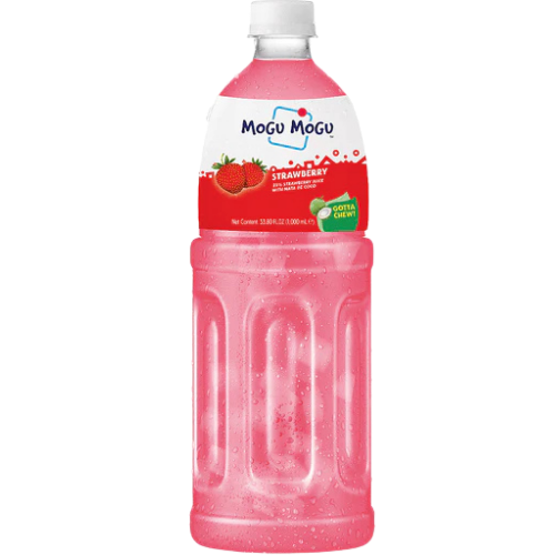Mogu Mogu Strawberry Drink (Big) 12X1L