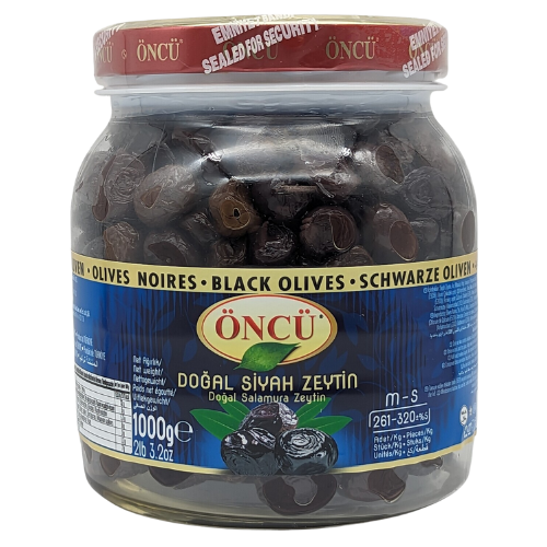 Oncu Black Olives M-S (261-320) 6x1kg