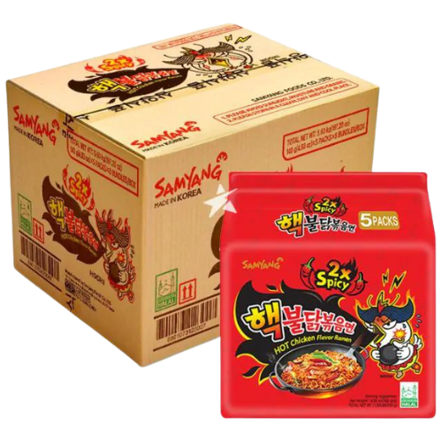 Samyang Buldak 2x Spicy Chicken Ramen 8X(5x140G)